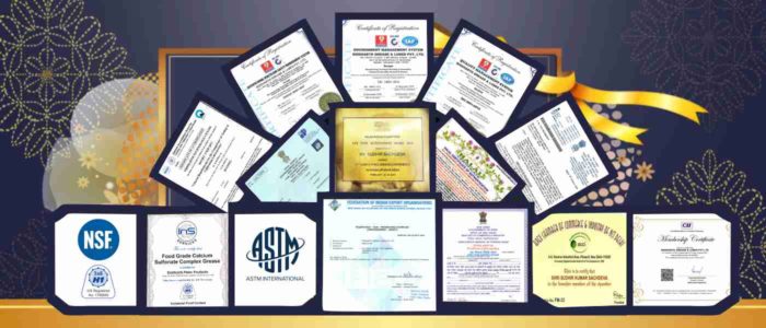 Trinity Lubes | Certification Banner